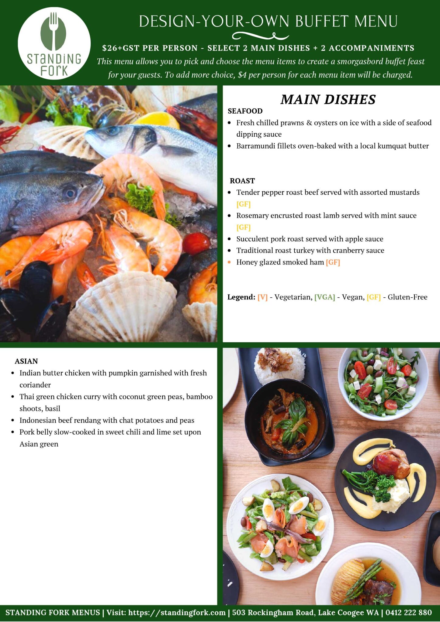 Menu – Standing Fork