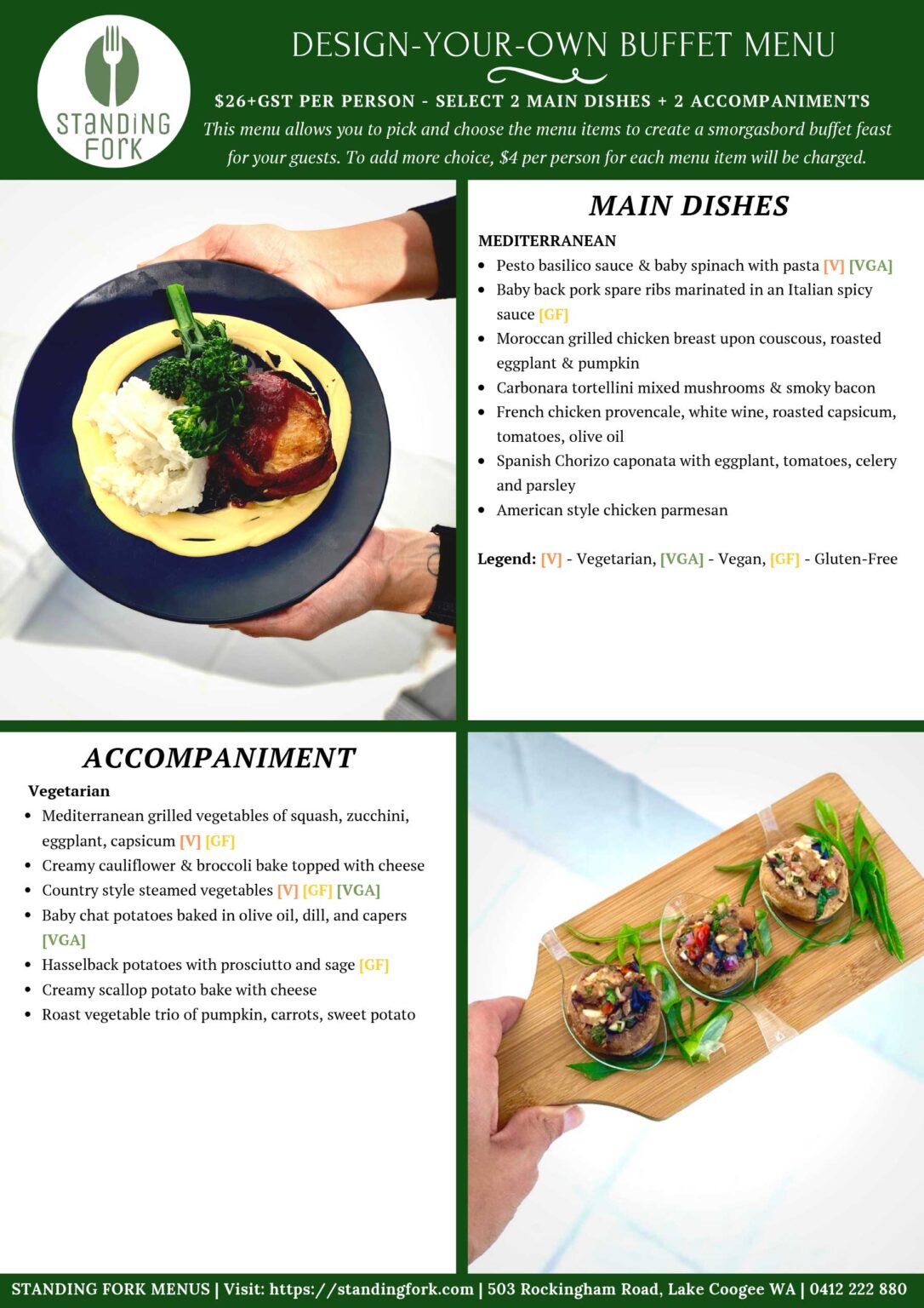 Menu – Standing Fork