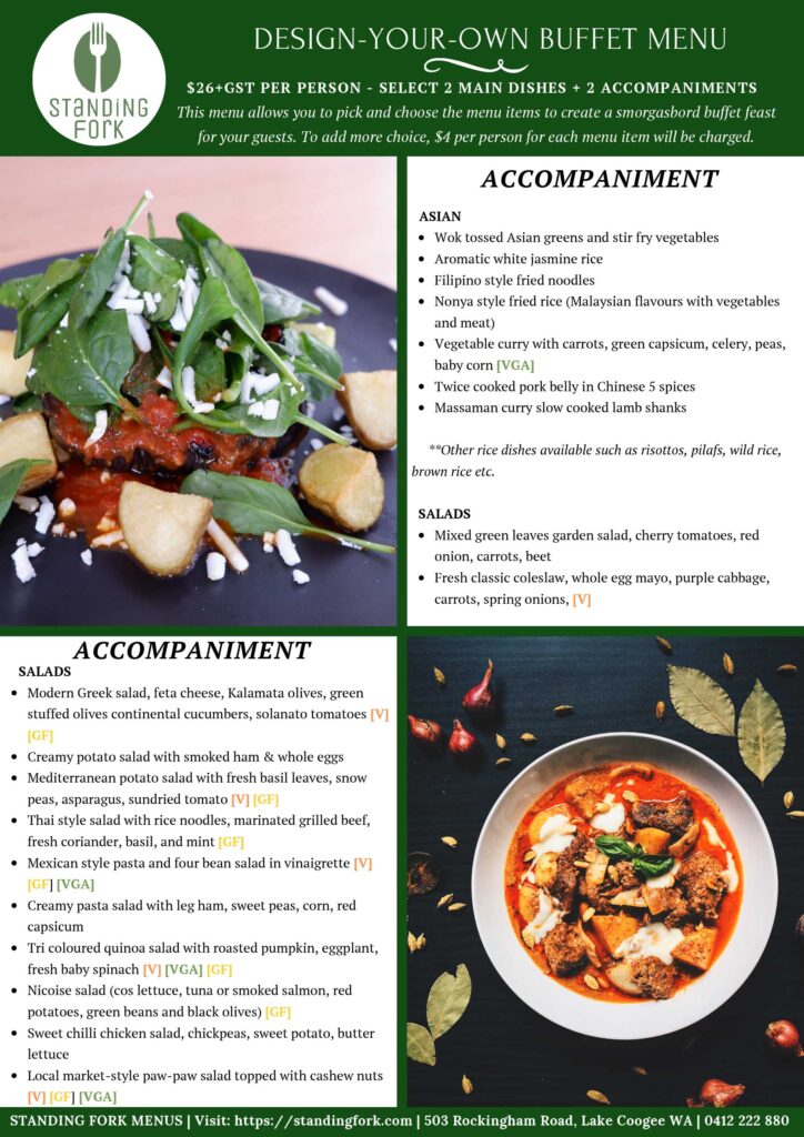 Menu – Standing Fork